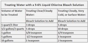 | Water Purification using BleachMy Useful Ideas.com